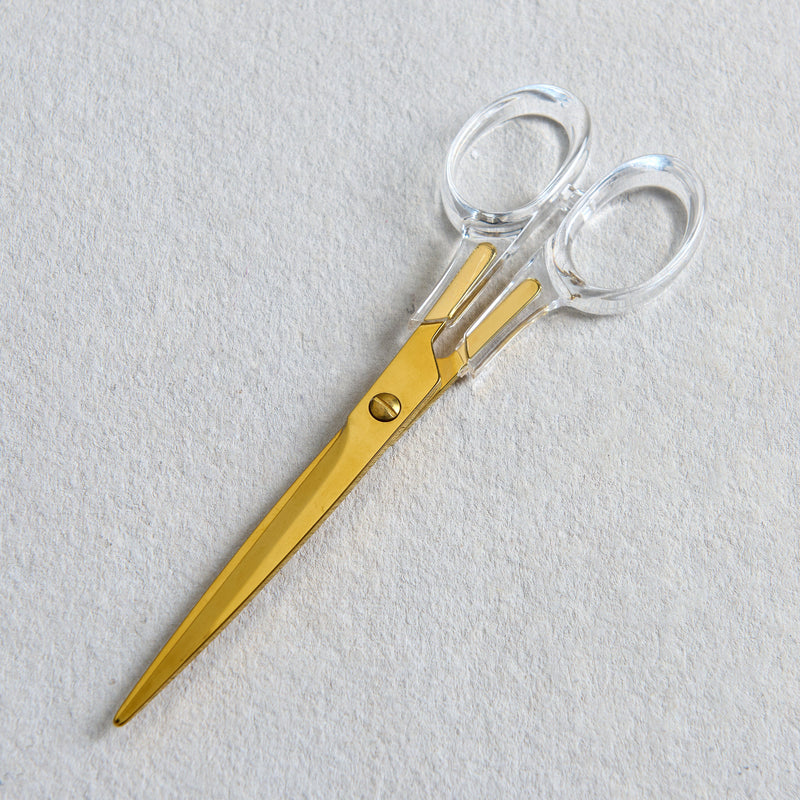 Acrylic + Gold Scissors, 7 inches (100389) | Gartner Studios
