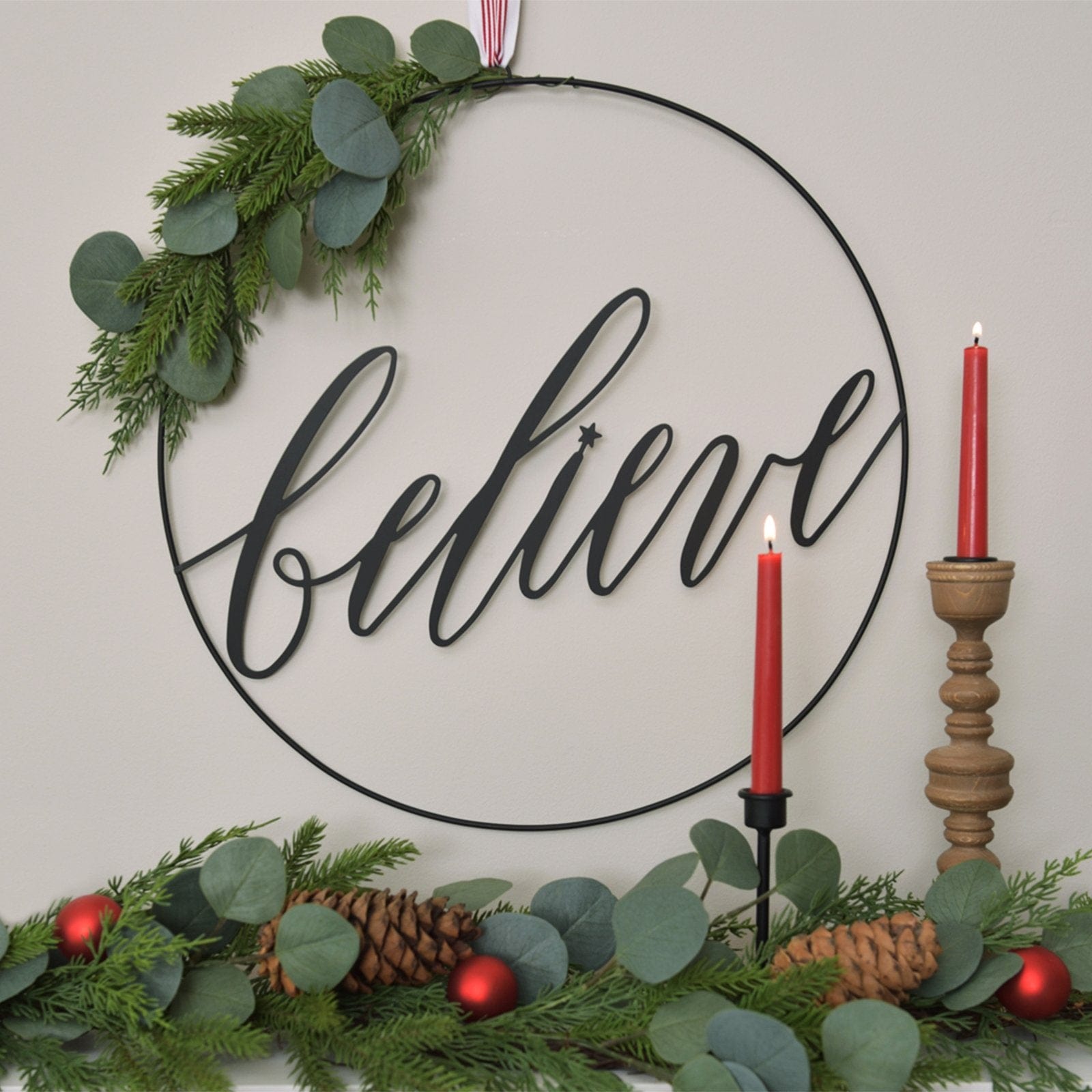 Believe Sign For Christmas