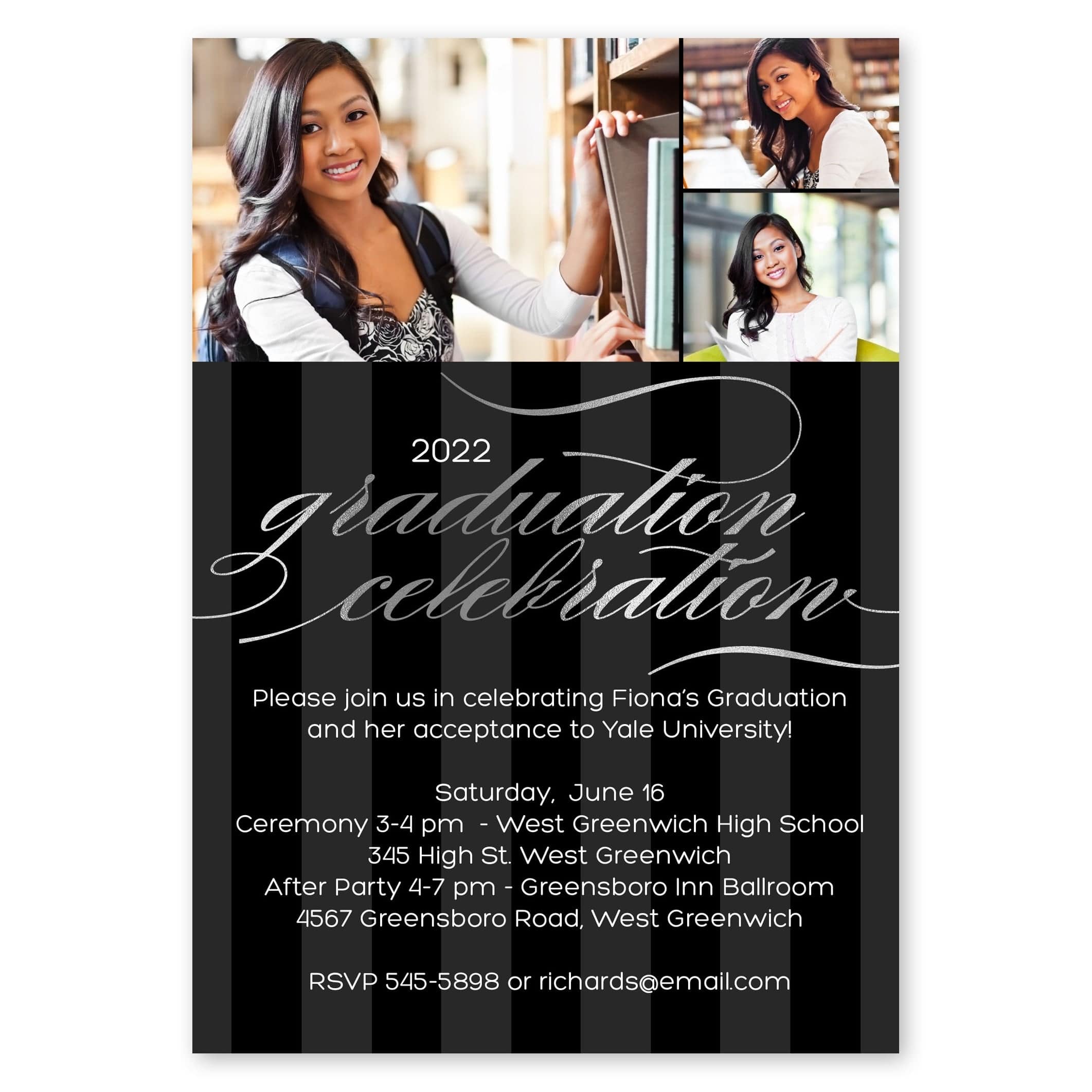 Graduation Announcement Infographic