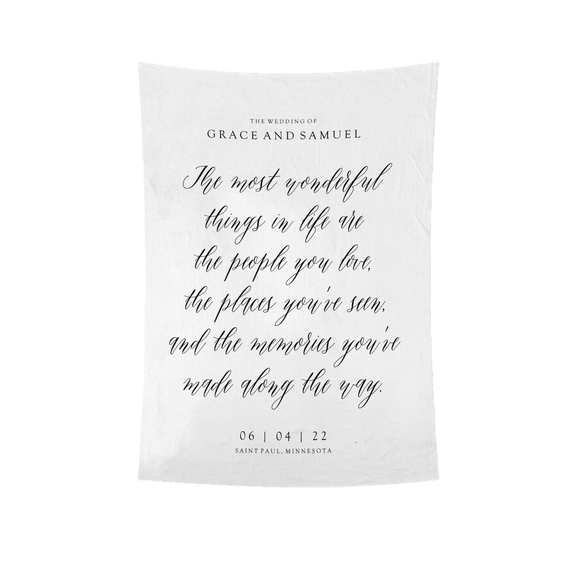 Wedding Backdrop + Signs + Hanging Décor - Gartner Studios