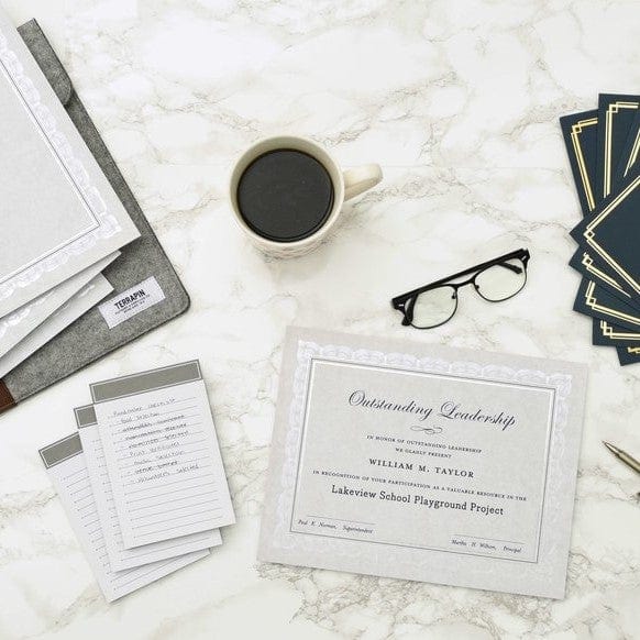 Foil Certificate Paper - Silver | Gartner Studios