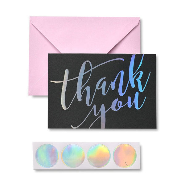 Holographic Thank You Cards & Envelope Seals | Gartner Studios