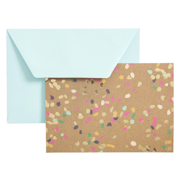 Kraft Confetti Cards | Gartner Studios