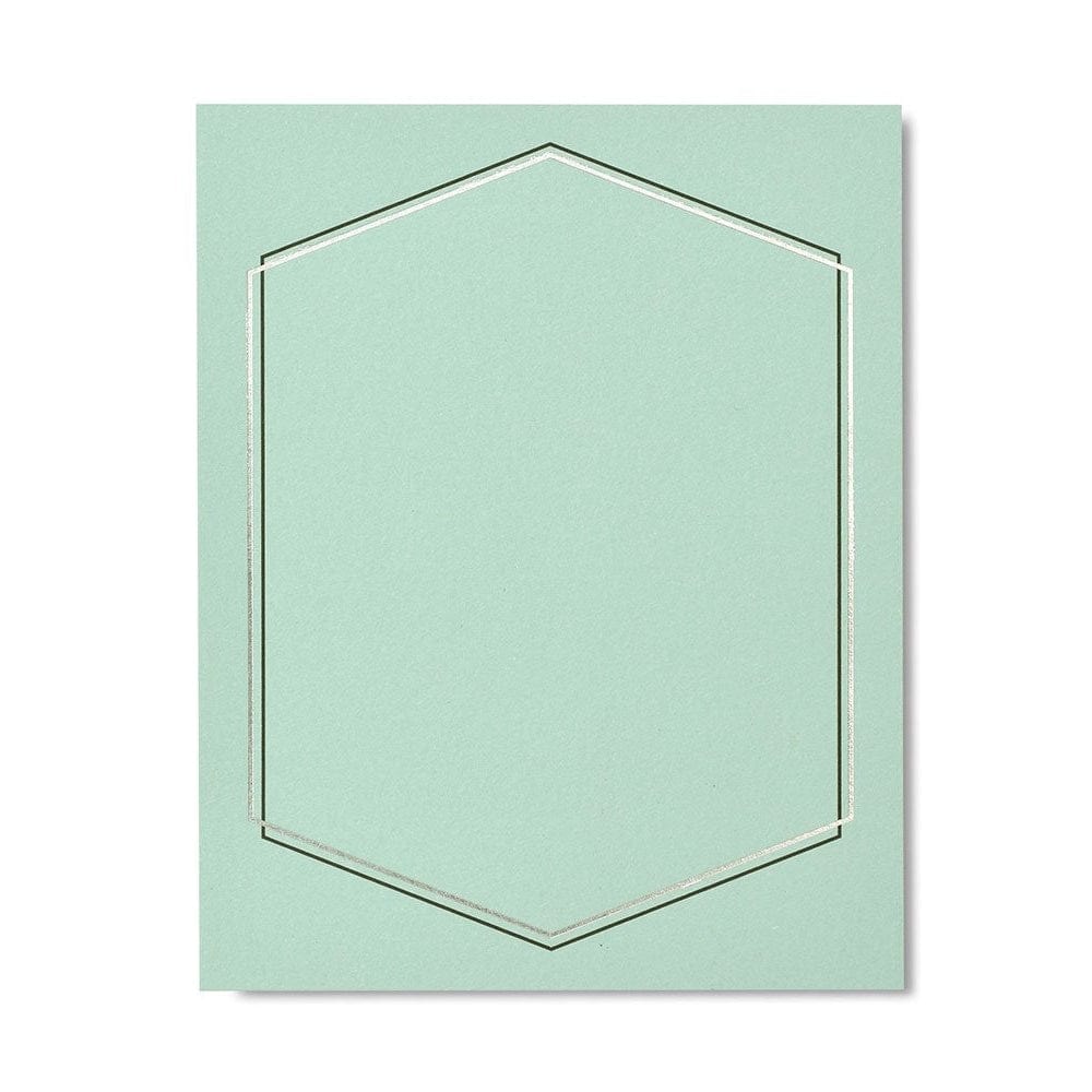 Mint & Silver Foil Note Cards | Gartner Studios