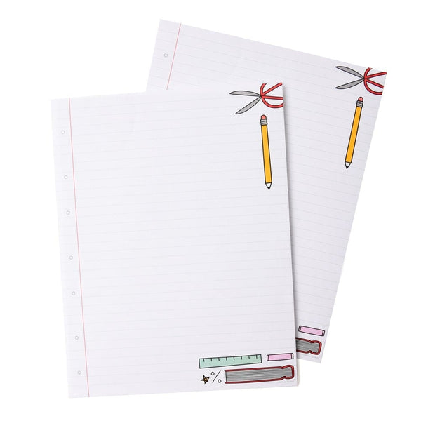 School Day Icons Stationery Paper - 20 Count | Gartner Studios