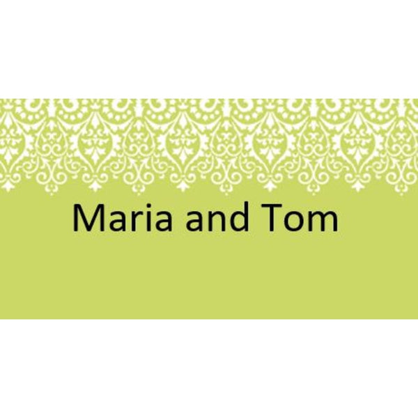 Template for 8.5 x 11 Antique Labels | Gartner Studios