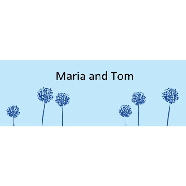 Template for 8.5 x 11 Dandelion Labels | Gartner Studios