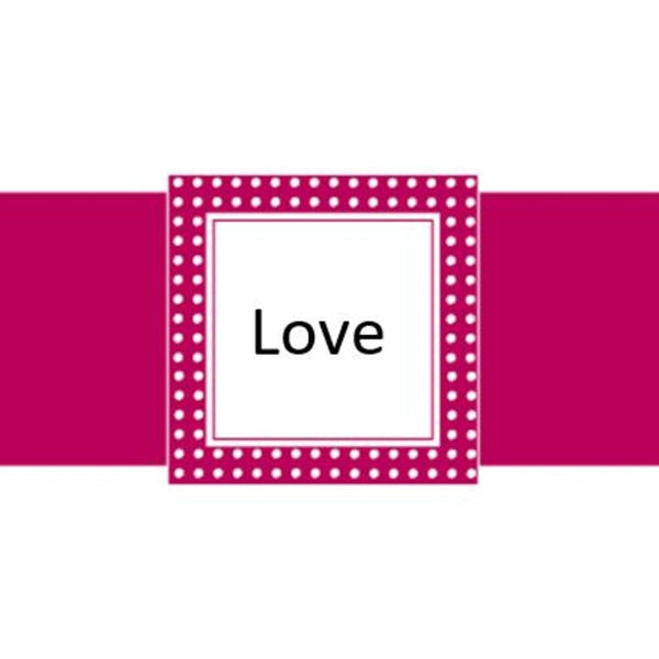 Template for 8.5 x 11 Dot Frame Labels | Gartner Studios