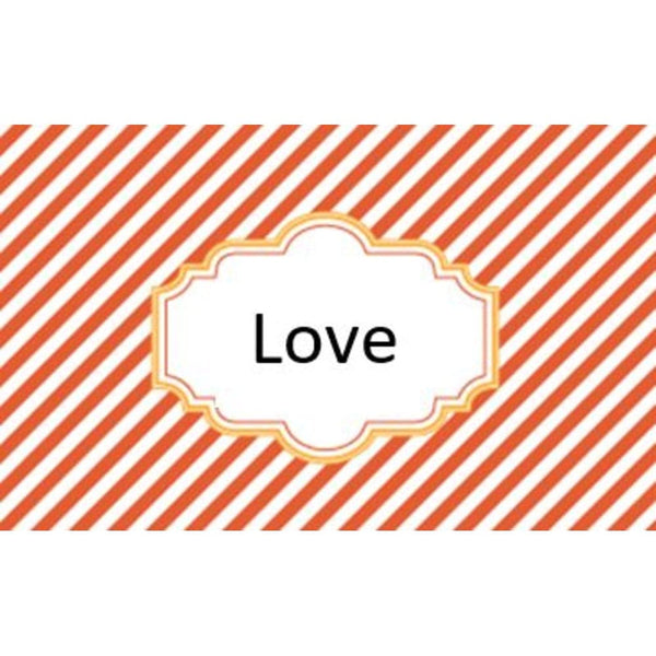 Template for 8.5 x 11 Stripe Labels | Gartner Studios