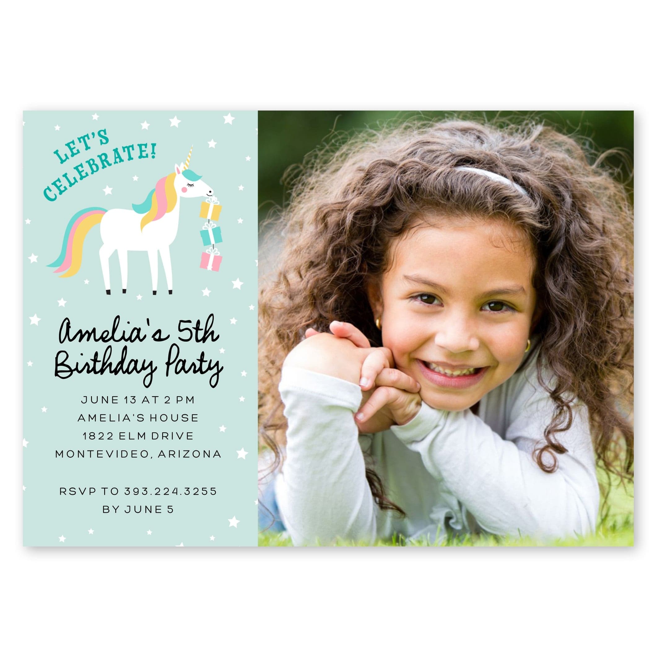 Library Card Birthday Invitation Template