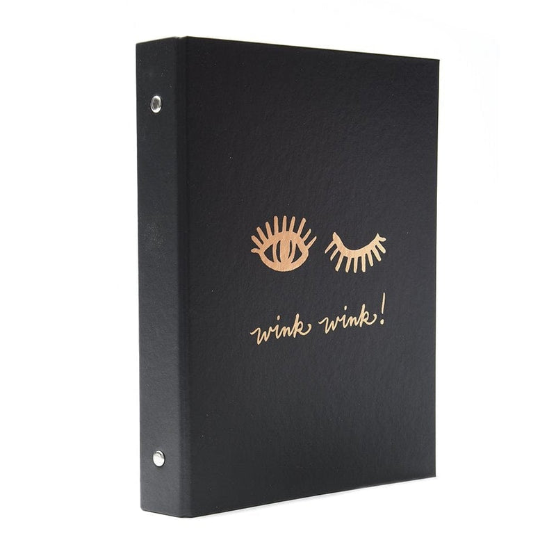 'Wink Wink' Mini 3 Ring Binder | Gartner Studios