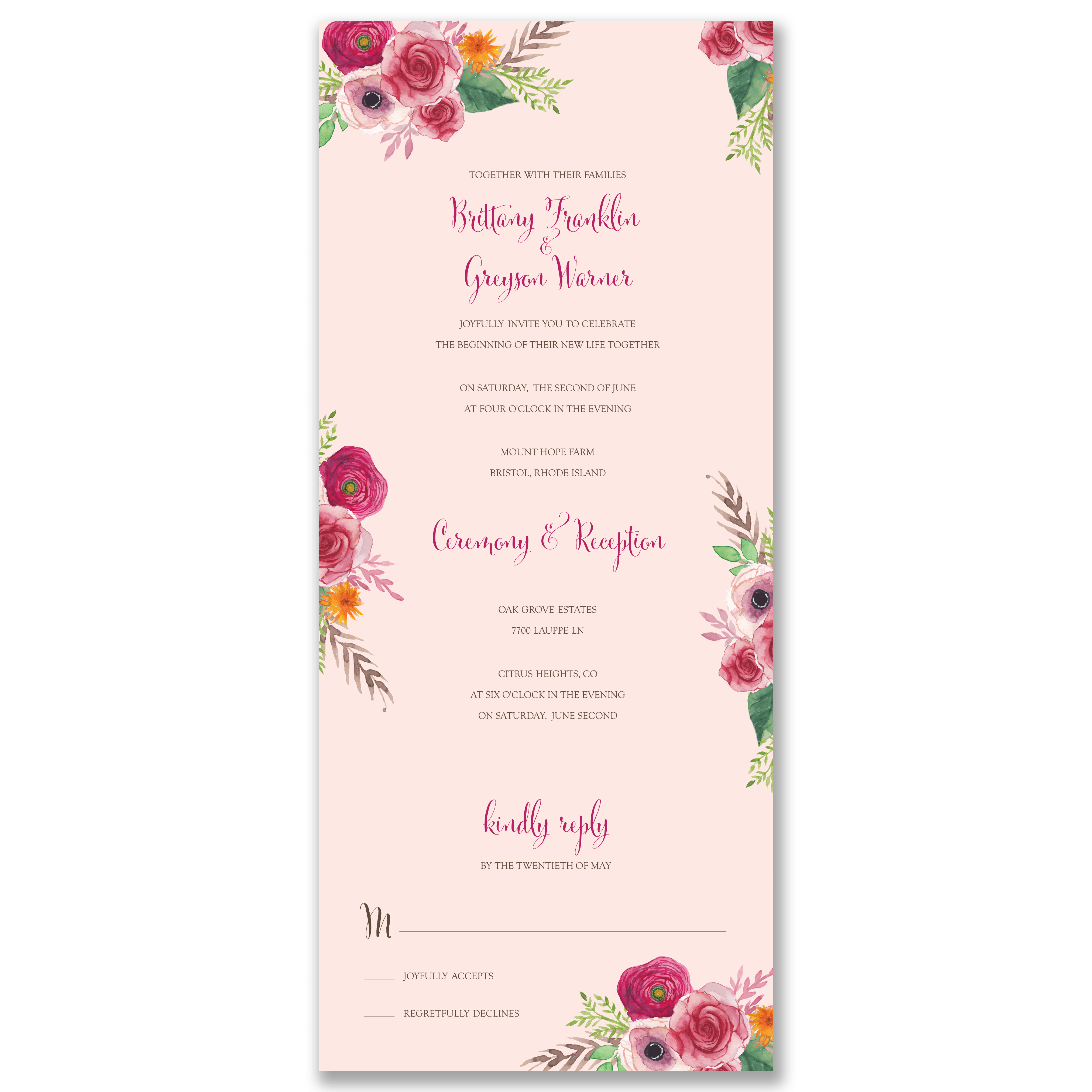 All-in-One Invitations - Gartner Studios